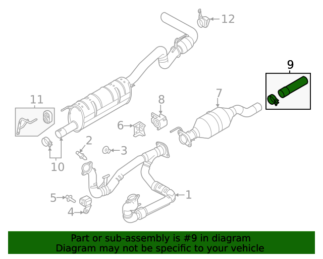 2020-2023 Ford Front Pipe LC4Z-5246-A | OEM Parts Online