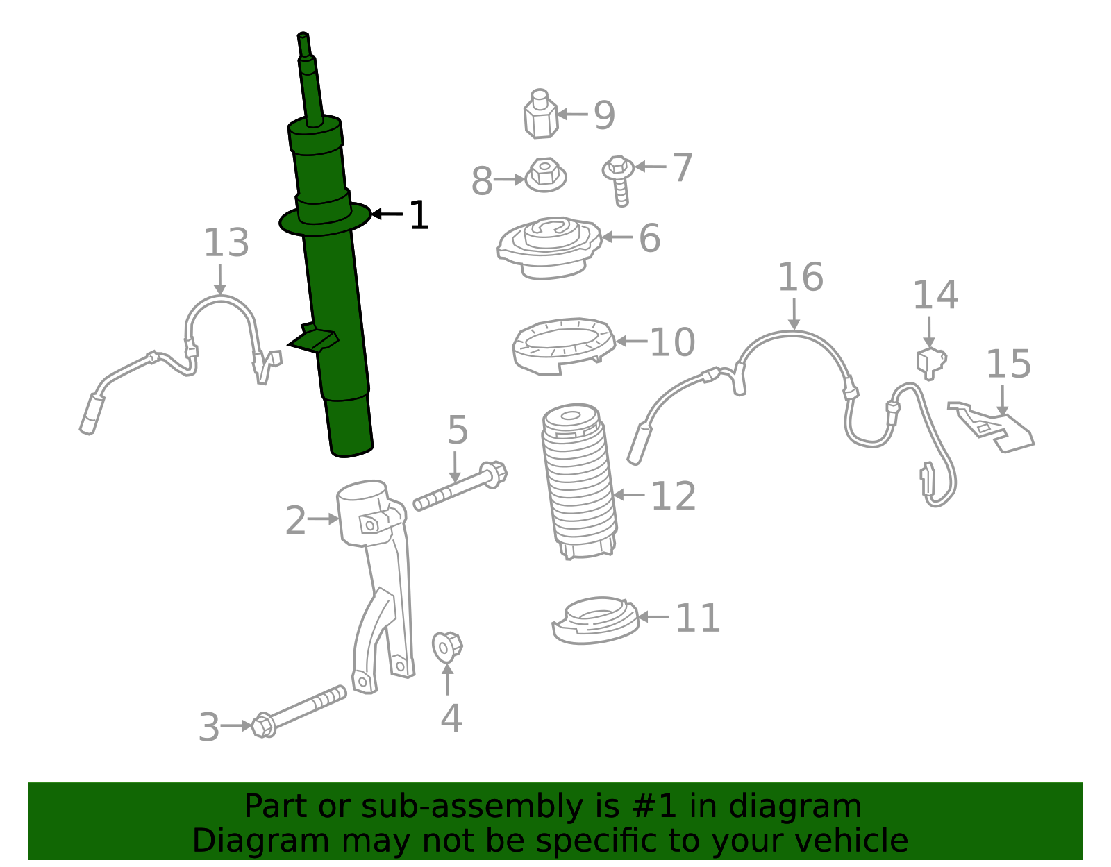 37106869030 - 2019-2023 BMW X5 Suspension Strut (37-10-6-869-030) | BMW ...