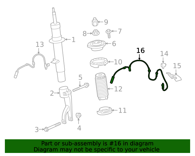Genuine BMW 37-14-6-876-304 | Sensor Wire | FREE Shipping on Most ...