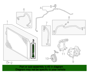 88474-12030 - A/C Receiver Drier - 2008-2021 Toyota | OEM Genuine ...