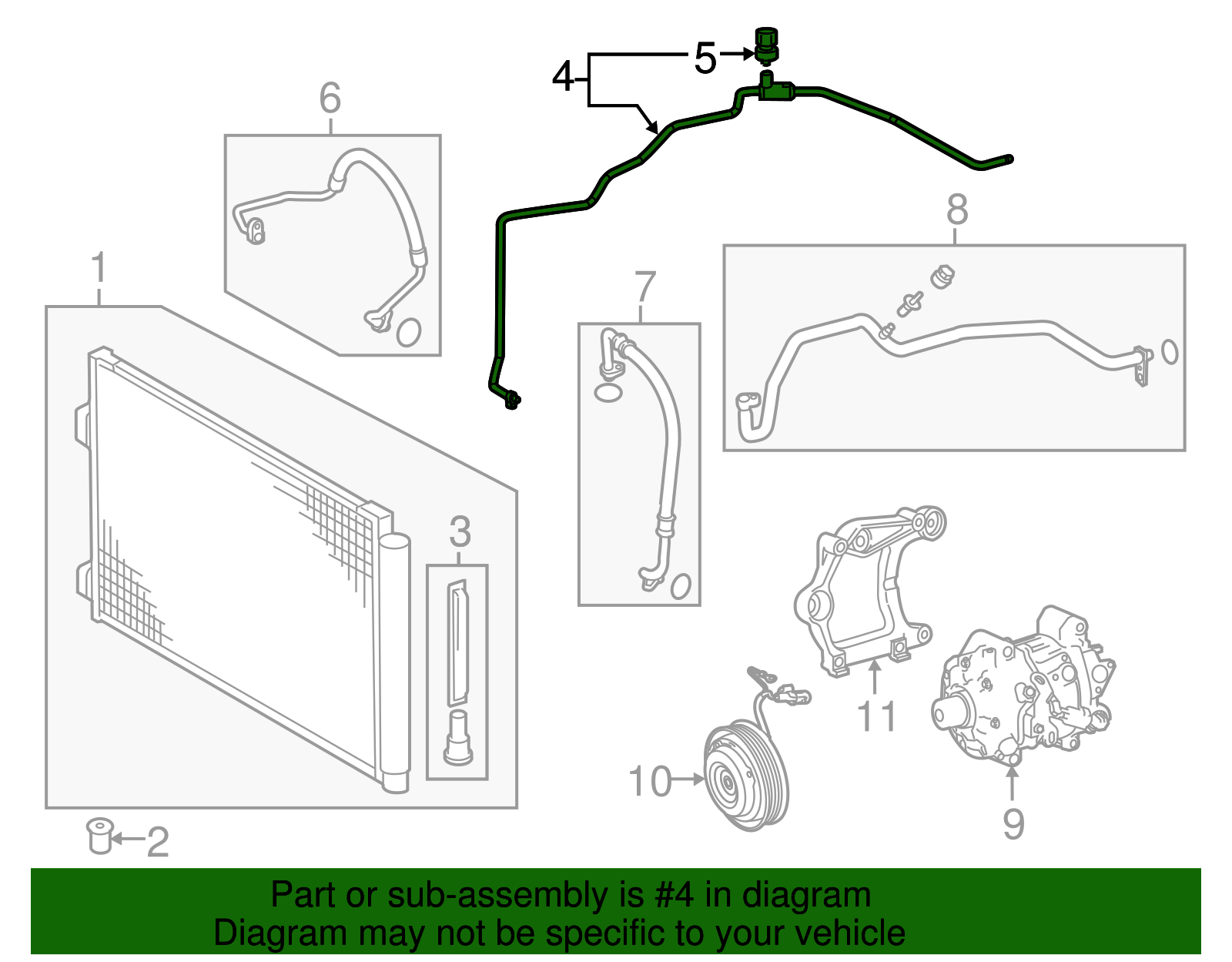 88706-0R060 - 2013-2018 Toyota RAV4 - Liquid Line | Sparks Parts