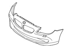 51117282902 - 2012-2015 BMW Bumper Cover (51-11-7-282-902) | BMW of ...