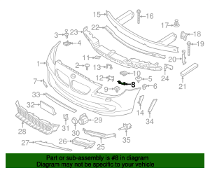 51117267646 - 2012-2019 BMW Side Bracket (51-11-7-267-646) | BMW of ...