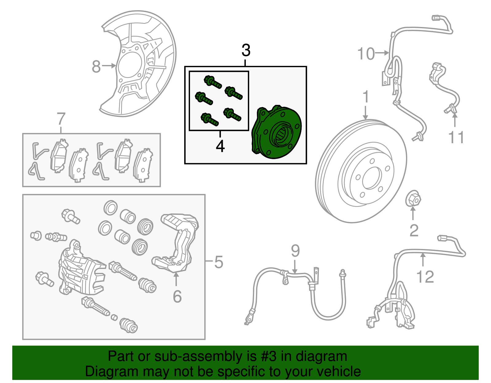 43550-28030 - Front Hub & Bearing 2015-2021 Lexus | Lexus of Stevens ...