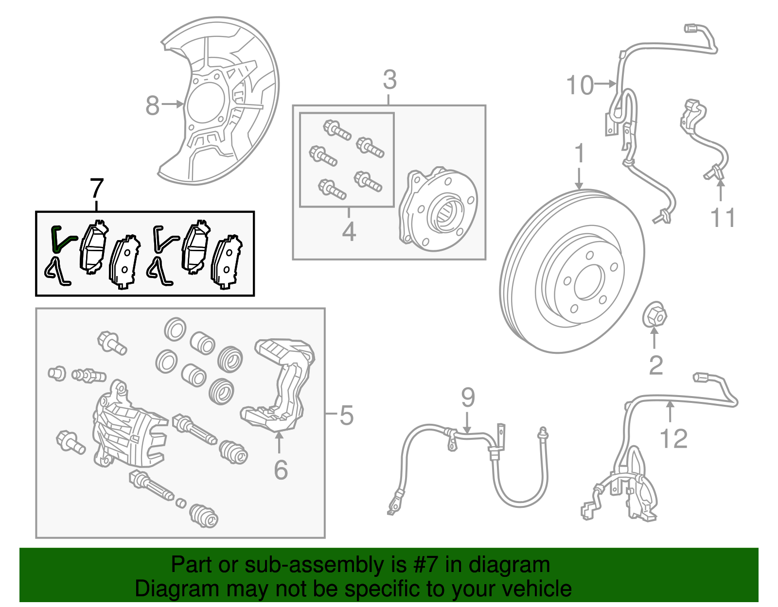04465-78010 - 2019-2024 Lexus - Disc Brake Pad Set Front | My L Parts