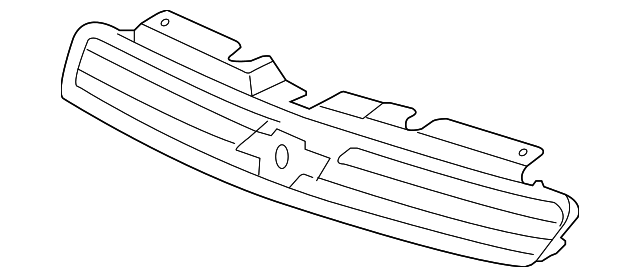 2012-2016 Chevrolet Silver Front Upper Grille with Bowtie Emblem ...