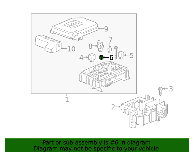2018-2024 GM 60 AMP Fuse 84070911 GM | GMPartsDirect.com