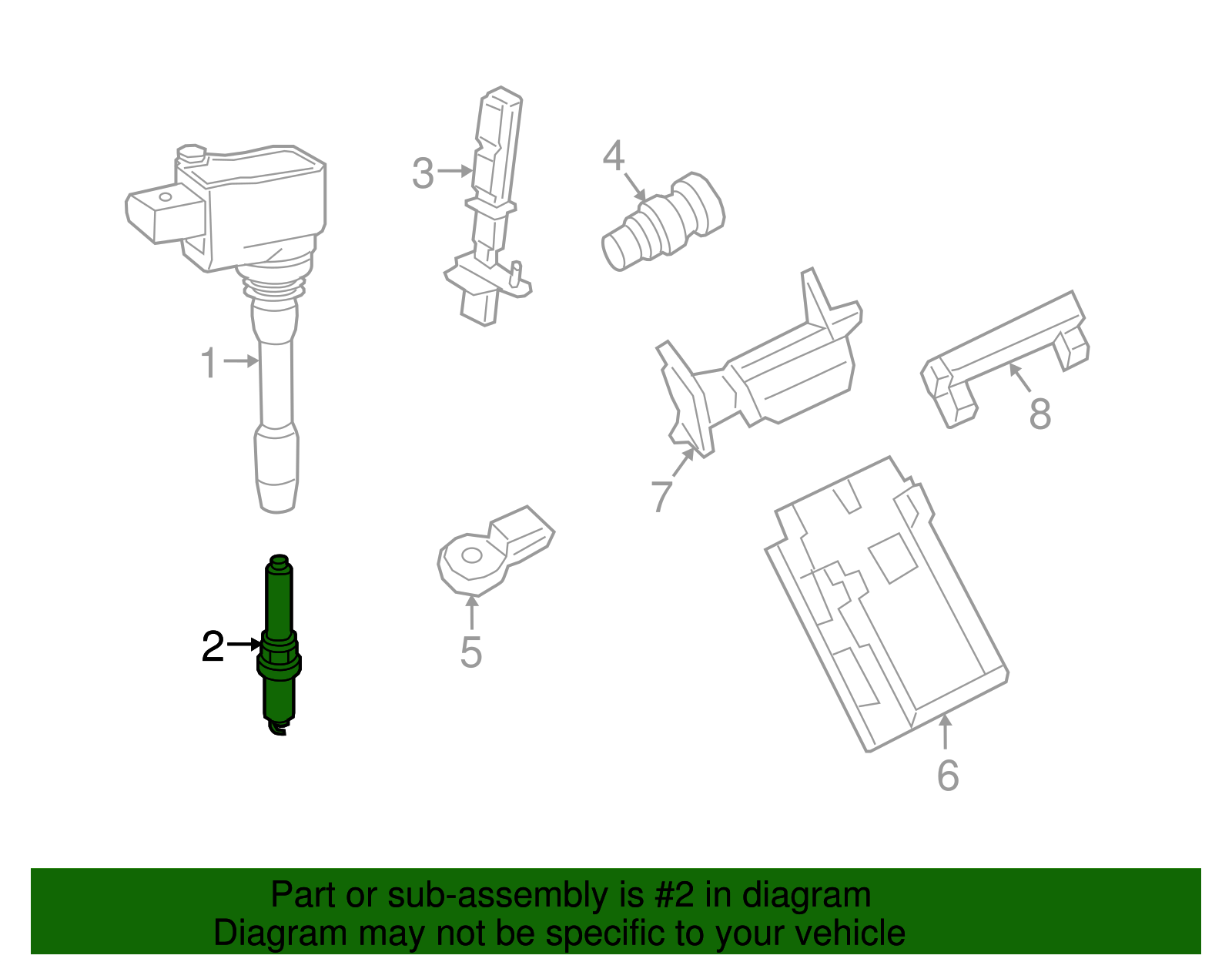 2022-2024 Porsche Macan Spark Plug PAC-905-601 | Sunset Porsche Parts