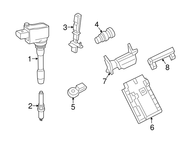 PAC-905-601 - Spark Plug 2022-2024 Porsche Macan | AutoNation Parts