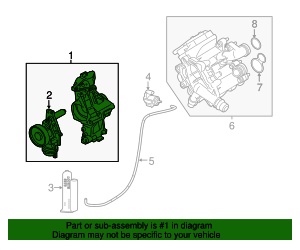11517644810 - 2016-2020 BMW Water Pump Assembly (11-51-7-644-810) | BMW ...