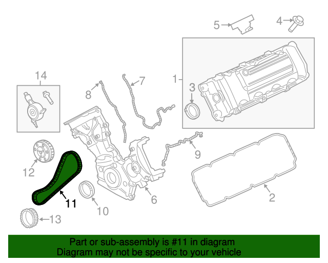 2010-2022 Ford Timing Chain AL3Z-6268-A | Village Ford