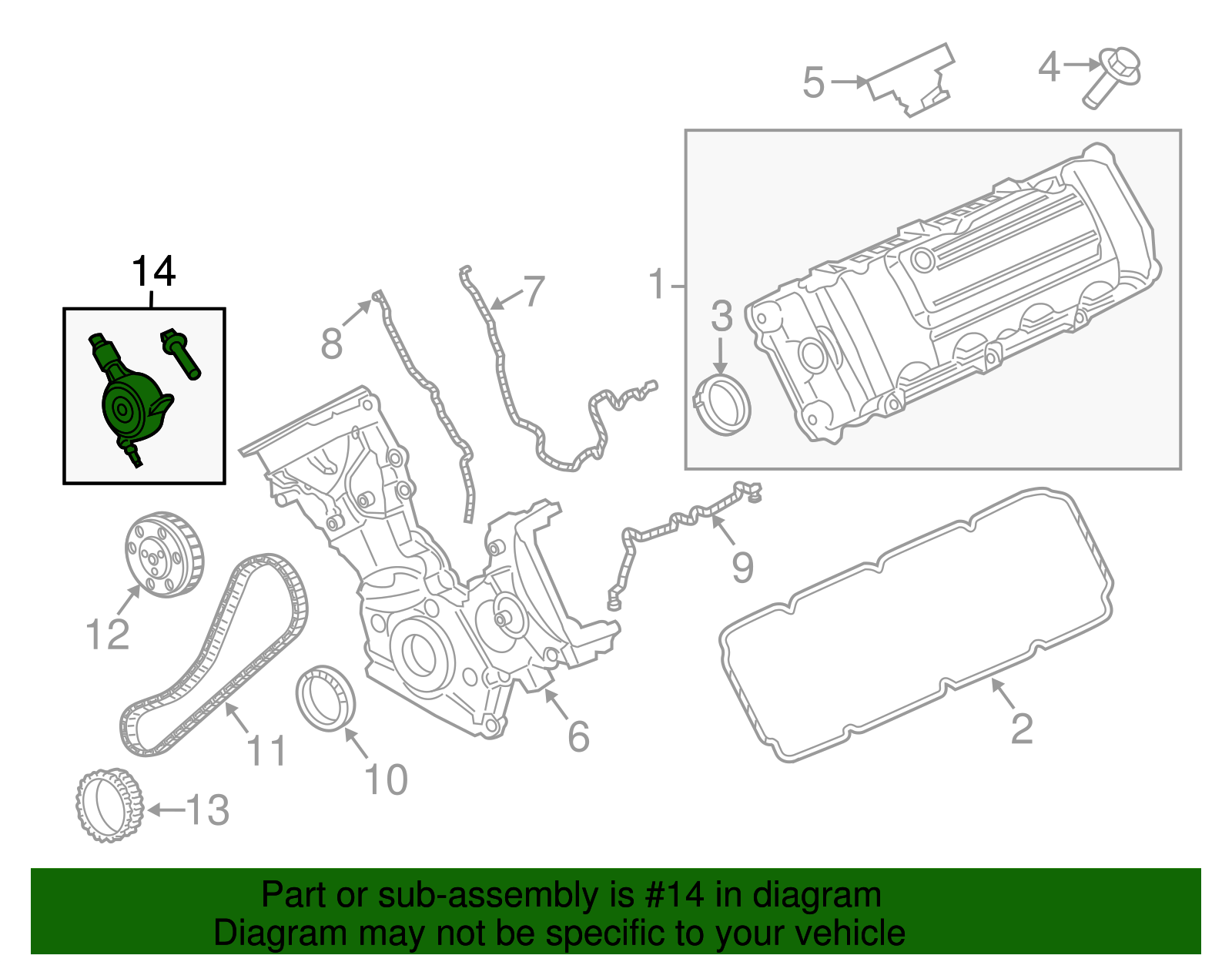 2010-2024 Ford Engine Variable Valve Timing (Vvt) Solenoid BR3Z-6M280-F ...