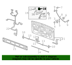 2019-2022 GM Bed Tailgate Step Light For Multi-Pro 84347814 | GM Parts ...