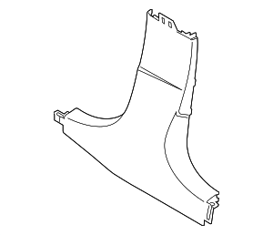 Genuine BMW 51-43-7-481-637 | Lower Center Pillar Trim | FREE Shipping ...