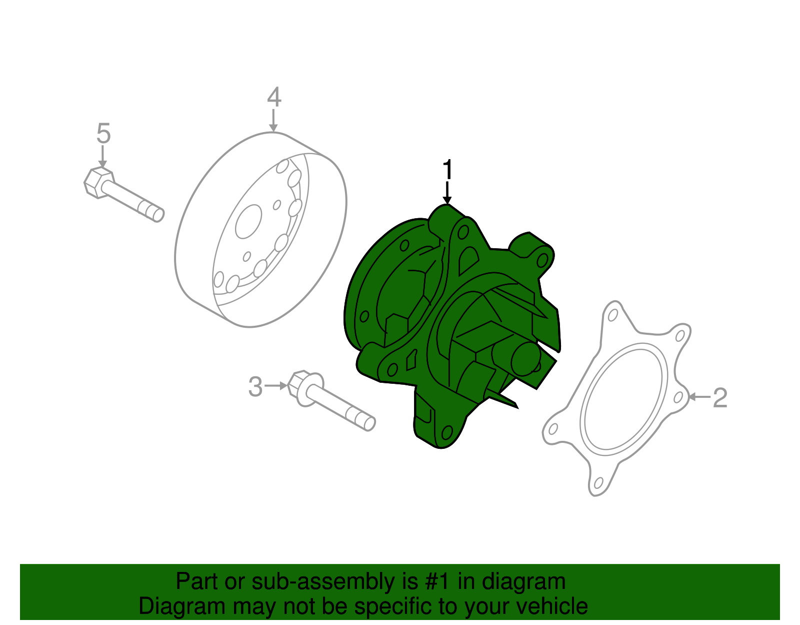25100-2B700 - Water Pump 2010-2023 Kia | Kia.Parts Store