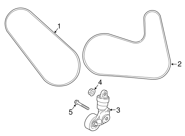 2014-2024 Mazda Water Pump Belt PY01-15-908 | OEM Parts Online