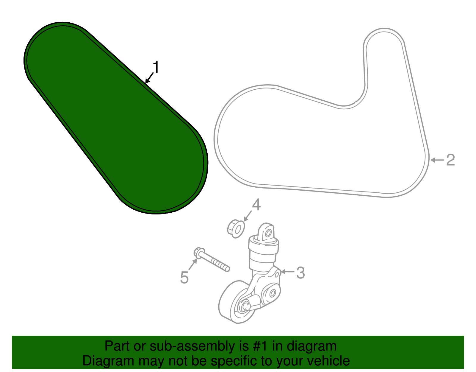 2014-2024 Mazda Water Pump Belt PY0115908 | Retail Performance Auto Parts