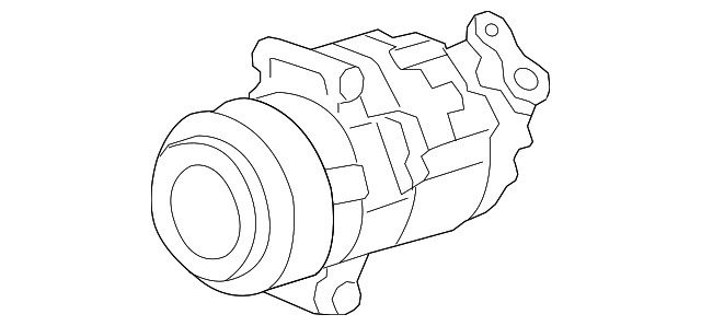 23374616 - Air Conditioning Compressor and Clutch Assembly 2010-2015 ...