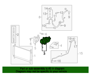 23374616 - Air Conditioning Compressor and Clutch Assembly 2010-2015 ...
