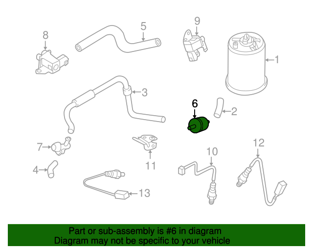 14958-EM30A - Vacuum Valve 2007-2024 Nissan | AutoNation Parts