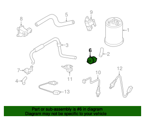 14958-EM30A - Vacuum Valve 2007-2024 Nissan | Nissan Parts ...