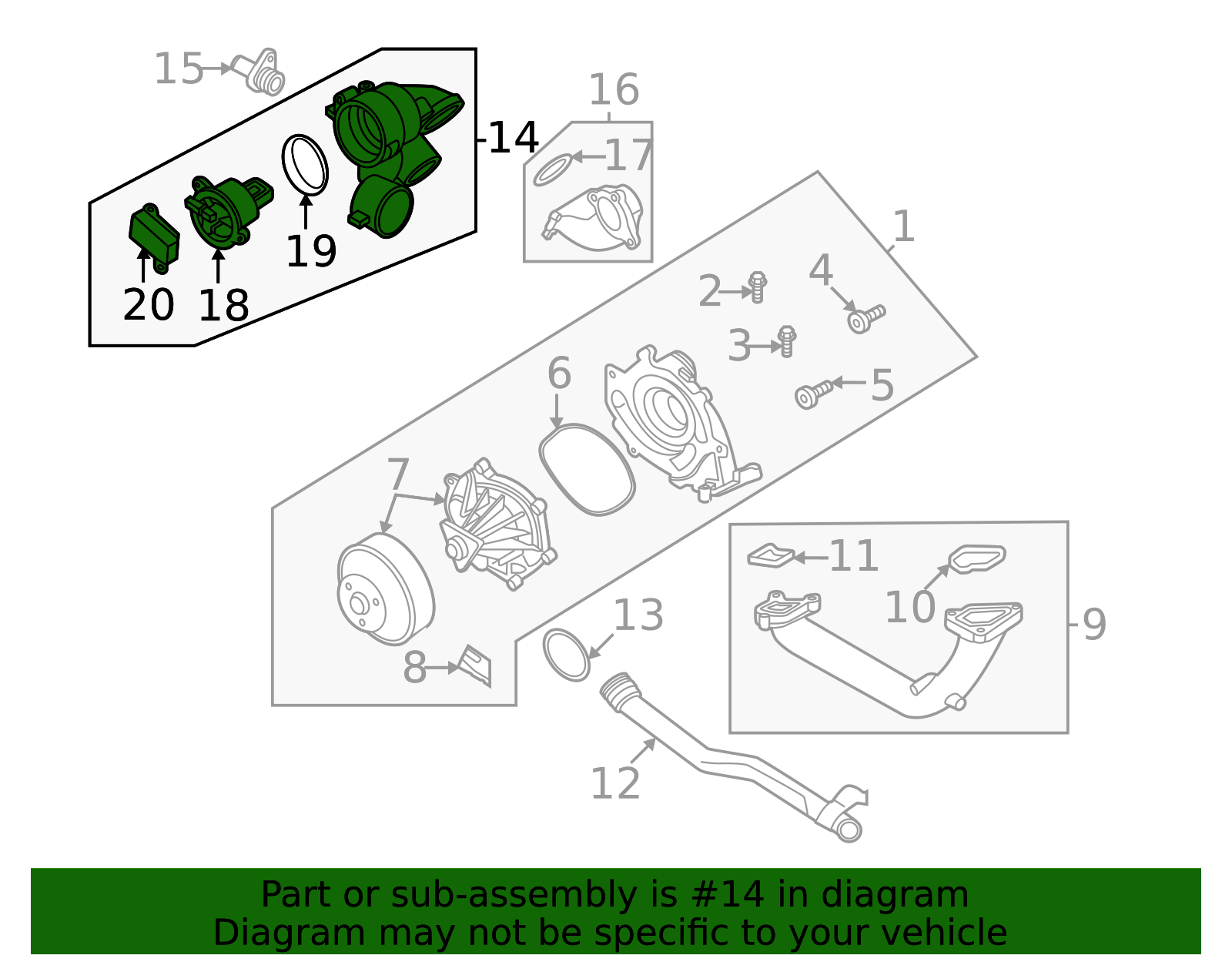 0PB-121-116-B - High-Quality Engine Coolant Thermostat Kit for 2014 ...