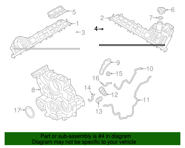 13270-EZ40A - Valve Cover Gasket 2016-2019 Nissan TITAN XD | Nissan ...