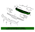 2009-2024 Mopar Bumper 55112601AE | Mopar Parts Canada