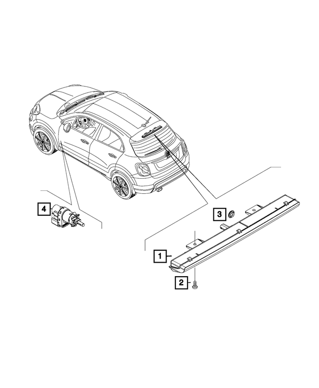 2014-2022 Fiat Screw, Export 68201899AA | My Mopar Parts