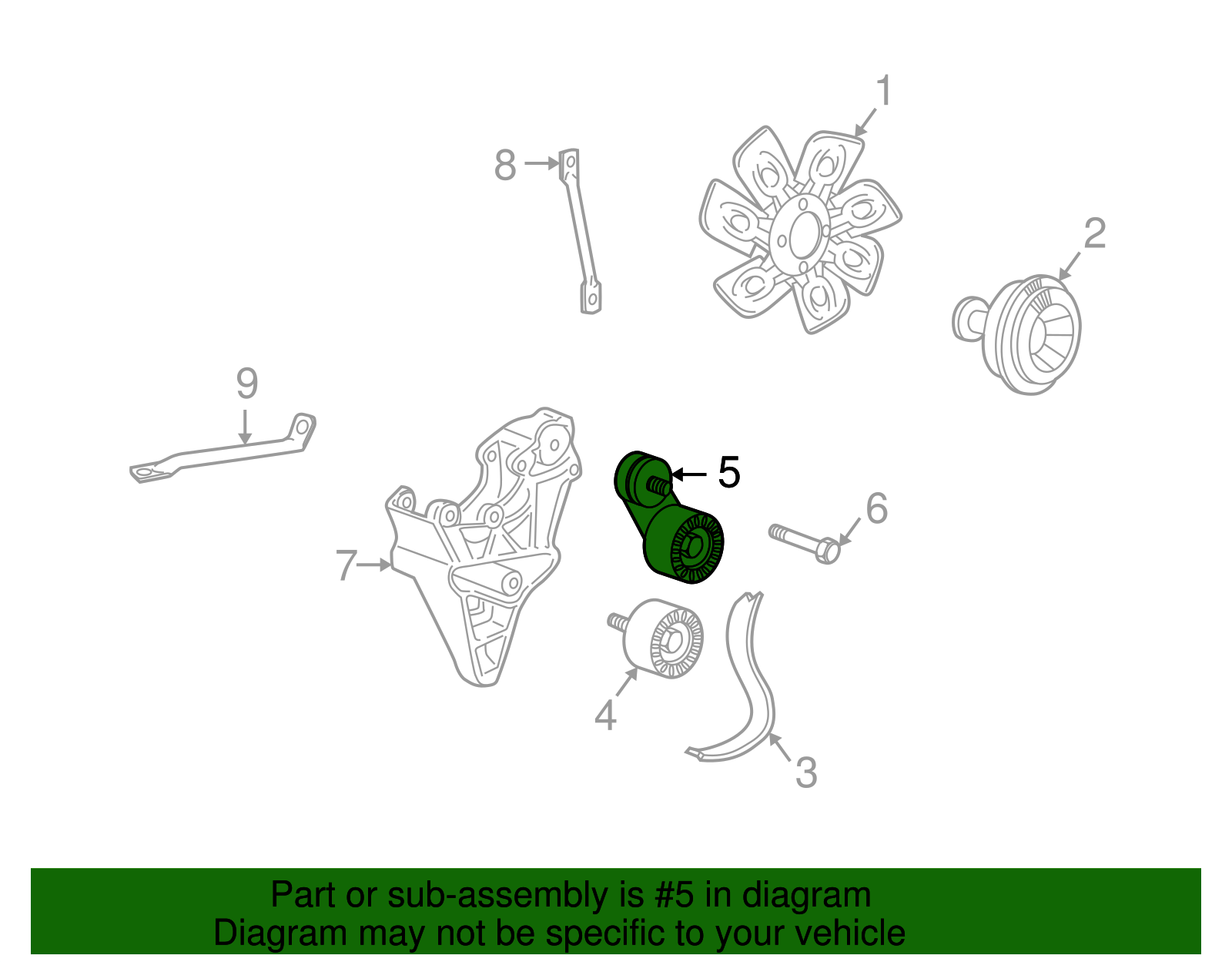 1990-2014 GM OEM NEW 1990-14 GM Cadillac Oldsmobile Serpentine Belt ...