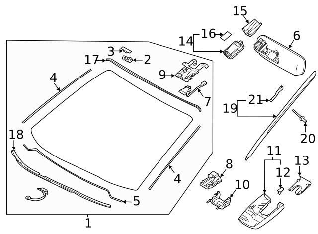 86401-0E010 - Lid - 2020-2023 Toyota Highlander | DiscMonster