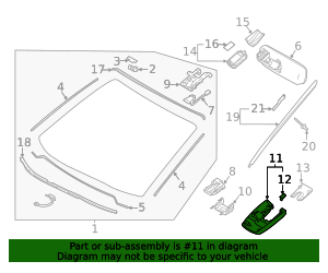 2020-2024 Toyota Highlander Cover 86466-0E030 | OEM Parts Online