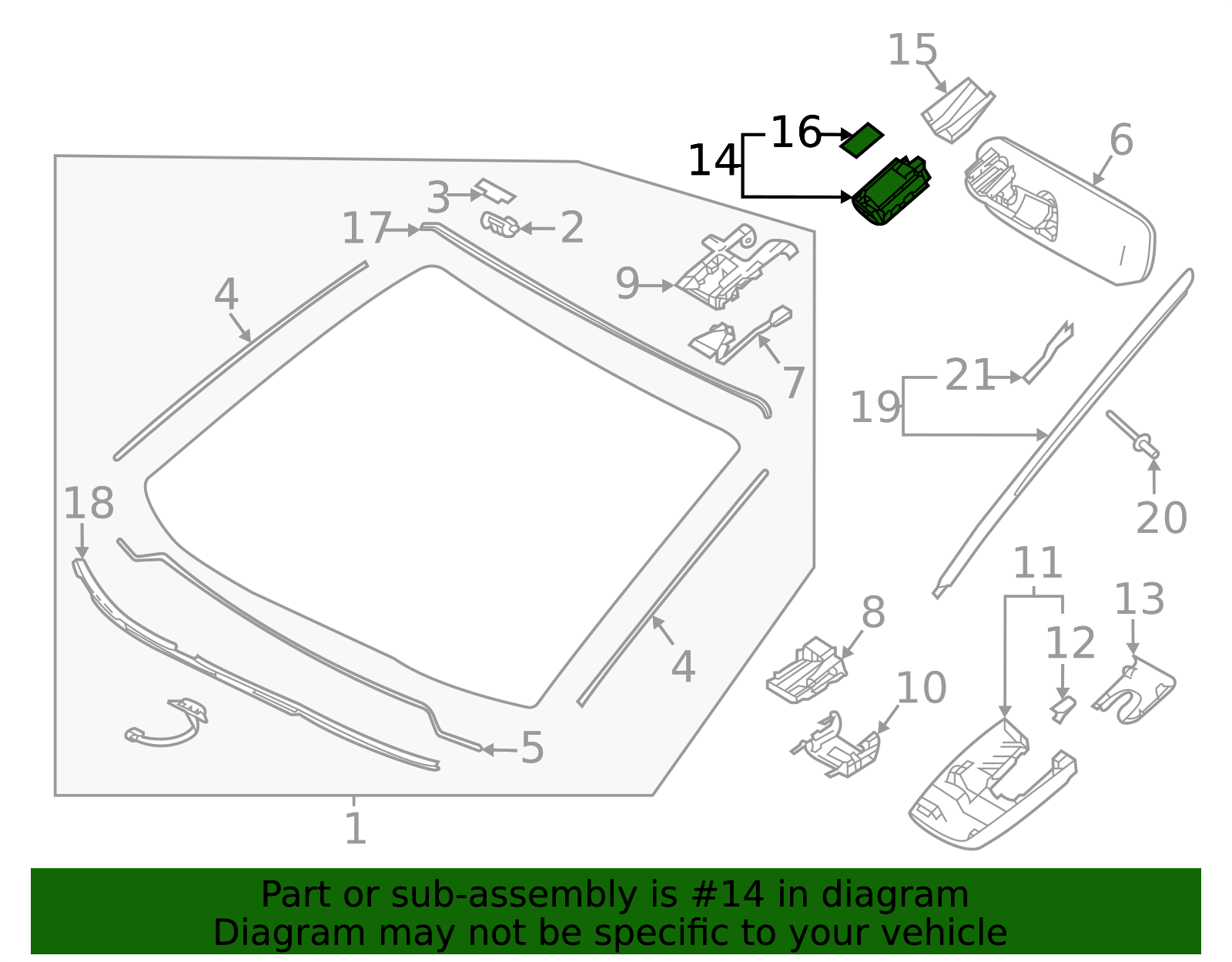 2020-2024 Toyota Highlander Rain Sensor 89941-33060 | Retail ...