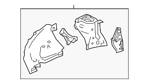 2017-2020 GM Apron Assembly - Driver's Side (LH) 84601529 | TascaParts.com
