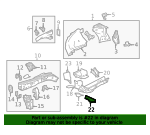 2017-2021 GM Driver Side Floor Panel Number 1 Cross Bar Extension ...