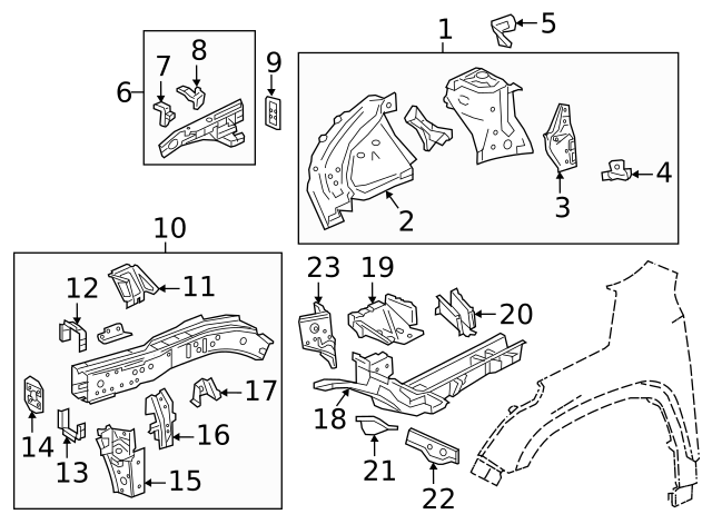 84526303 GM Front Rail | GM Parts Store