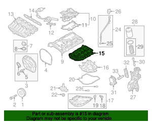 2012-2018 Audi Oil Pan 06L-103-603-AF | Audi USA Parts