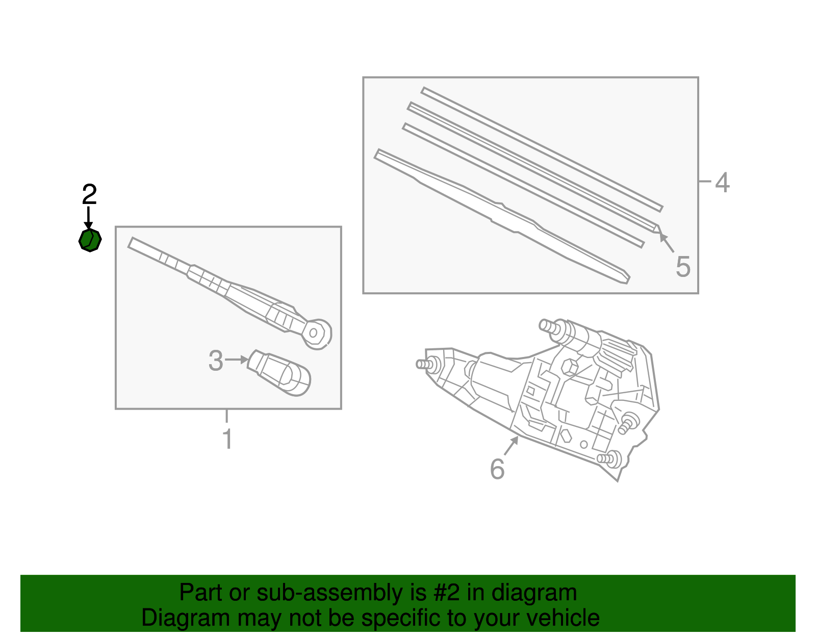 1995-2025 Honda Wiper Arm Nut 94001-06080-0S | OEM Parts Online