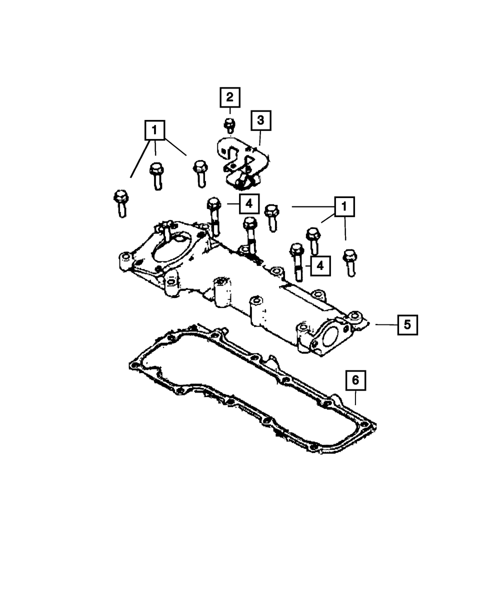 2014-2017 Ram Intake Plenum Gasket 68226945AA | Hodge Wholesale Parts