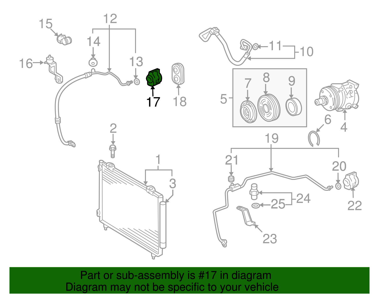 2000-2010 Toyota Suction Hose Clamp 88718-02160 | Toyota Parts Center