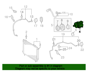 88320-02120 - Compressor - 2003-2008 Toyota | DiscMonster