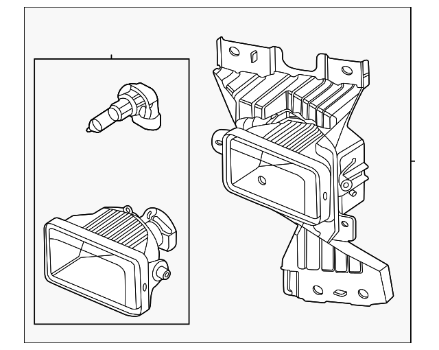 LC3Z-15200-A - Fog Lamp Assembly 2020-2022 Ford | AutoNation Parts