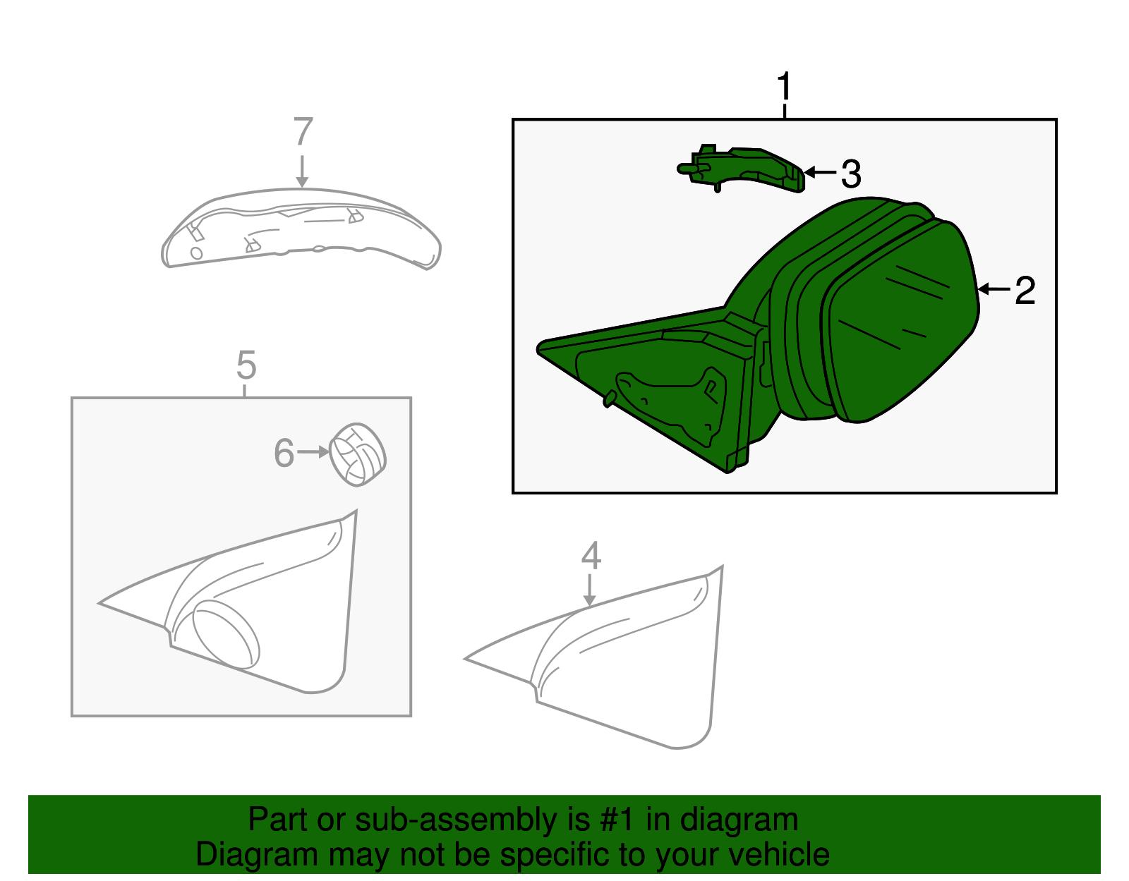 2010-2013 Mazda 3 Mirror Assembly BBM2-69-12ZL | Retail Performance ...