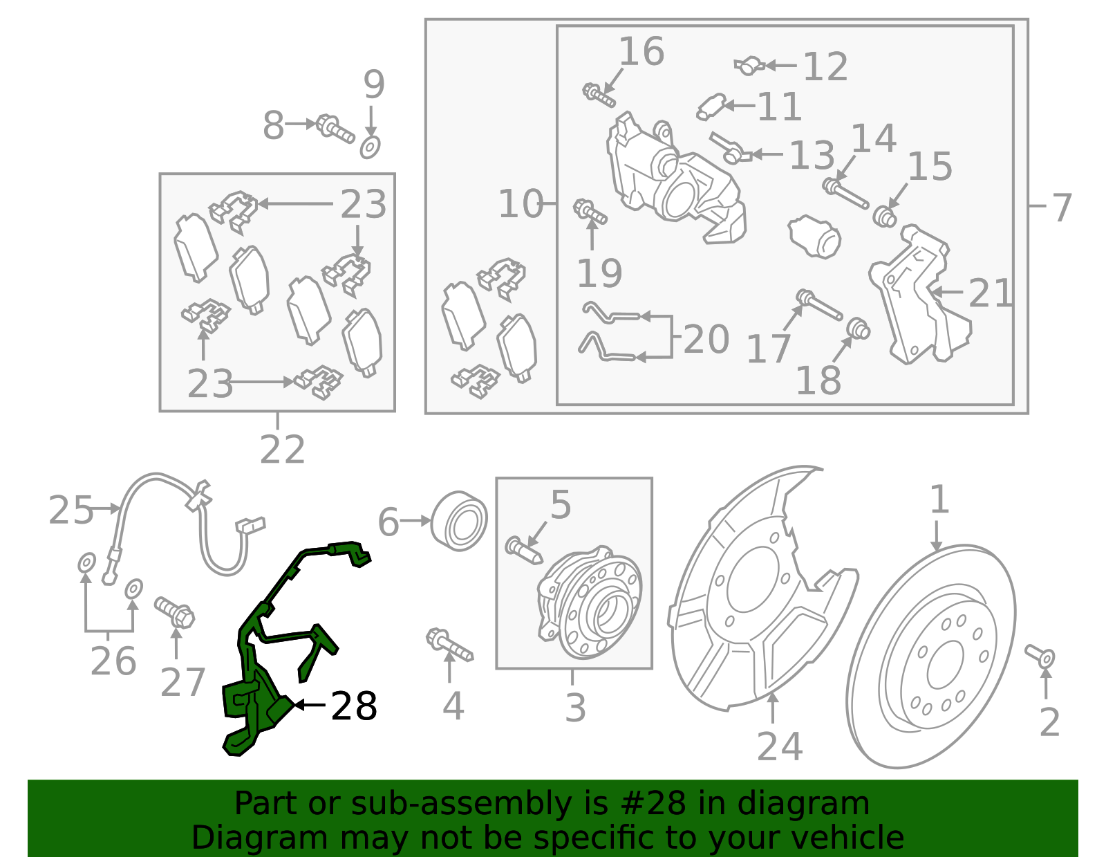 2019-2020 Hyundai Santa Fe Rear Speed Sensor 58960-S1100 | OEM Parts Online