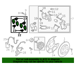 2019-2020 Hyundai Santa Fe Brake Pads Rear 58302-S1A30 | Boucher ...