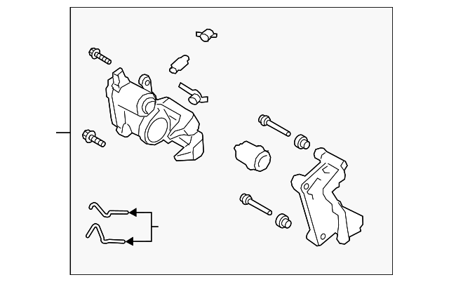 2019-2020 Hyundai Santa Fe Caliper 58311-S1A30 | OEM Parts Online