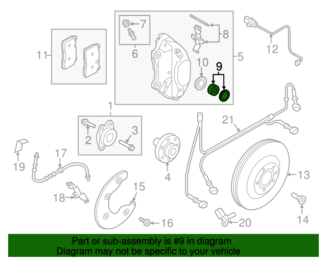 2013-2017 Audi Seal Kit 8R0-698-471-A | Genuine Audi Parts