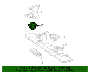 167-240-55-00 - Engine Support 2020-2023 Mercedes-Benz | Mercedes-Benz ...