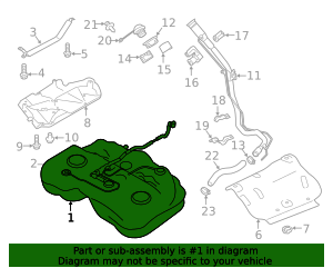42012XC00A - Fuel Tank 2019-2023 Subaru Ascent | AutoNationParts.com