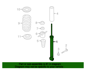 2018-2021 Hyundai Ioniq Shock Absorber 55310-G2900 | QuirkParts